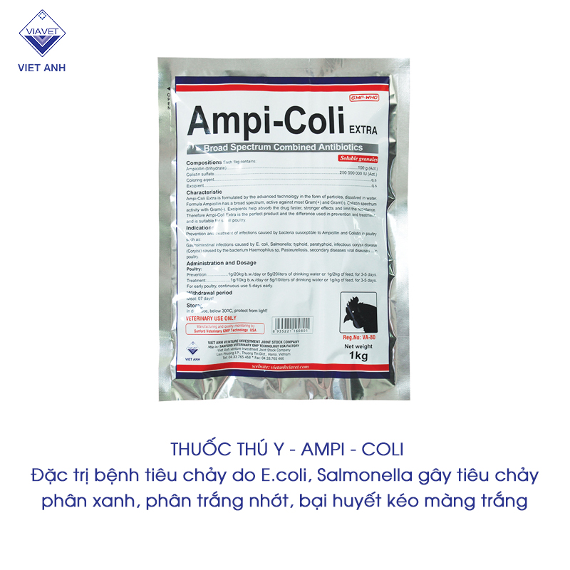 Ampi Coli Thuốc Thú Y Hoàn Hảo Phòng Và điều Trị Nhiễm Khuẩn Trên Gia ...